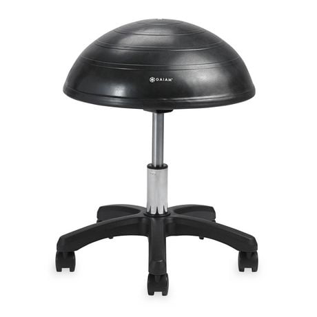 Click here for Gaiam 23 Adjustable Balance Stool-Black Black prices