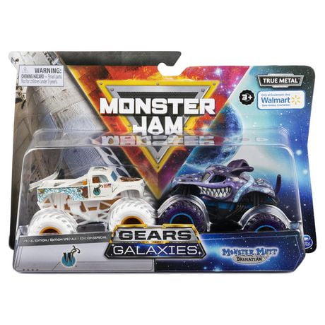 Monster Jam, Official Gears W vs. Galaxies Monster Mutt Dalmatian Die ...