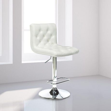 Click here for Home Gear Matt Set Of 2 Adjustable Bar Stools Whit... prices