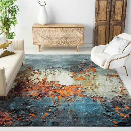 Click here for Safavieh Glacier Nazca Abstract Area Rug Blue / Mu... prices