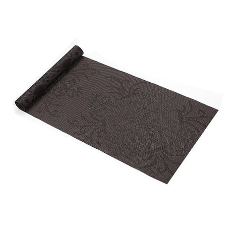 IH Casa Decor Vinyl Table Runner 72" Damask Chocolate - Set of 2 ...