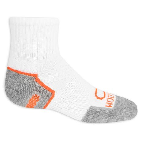 Click here for Fruit Of The Loom Boys 6 Pack Ankle Socks White As... prices