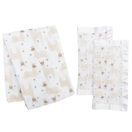 Click here for Lulujo - Baby Cotton Muslin Swaddle Blanket + 2 Pa... prices