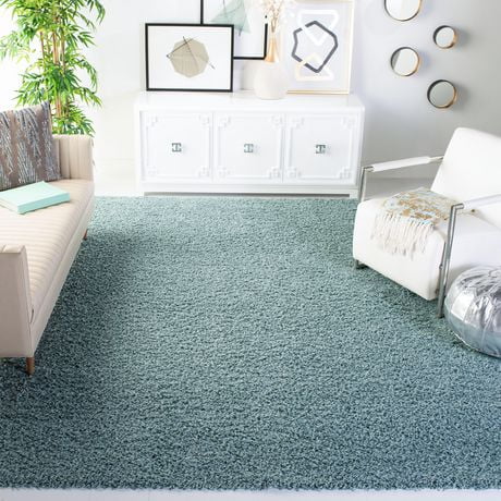 Click here for Safavieh Athens Solid Plush Shag Area Rug Seafoam... prices