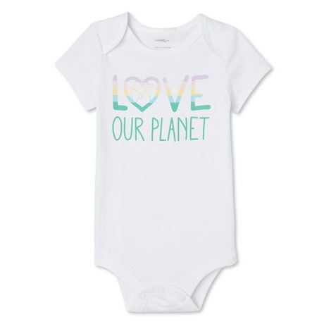 Click here for George Baby Girls Earth Day Short Sleeve Bodysuit... prices