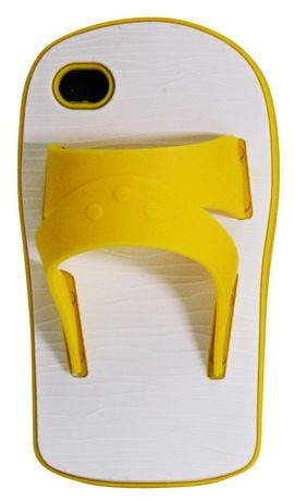 Click here for Exian -Case For Iphone 4/4S - Silicon Sandal Yello... prices