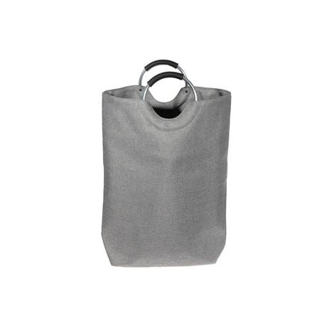 Rect. Laundry Hamper With Hoop Handle (Gray) | Walmart Canada