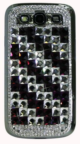 Click here for Exian Case For Samsung Galaxy S3  Crystals - Silve... prices