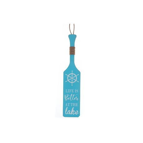 IH Casa Decor Wooden Paddle Sign Life Is Better At The Lake | Walmart ...