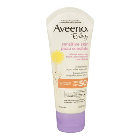 AVEENO® baby® Mild as Water Sunblock SPF 55 Lotion | Walmart Canada