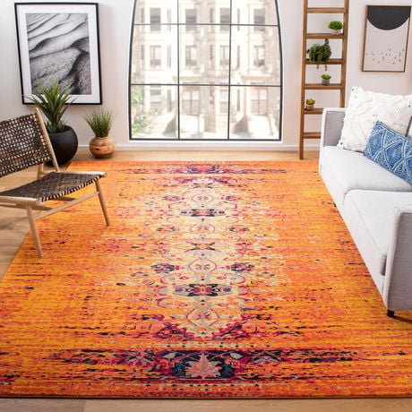 Click here for Safavieh Monaco Elsdon Abstract Area Rug Orange /... prices