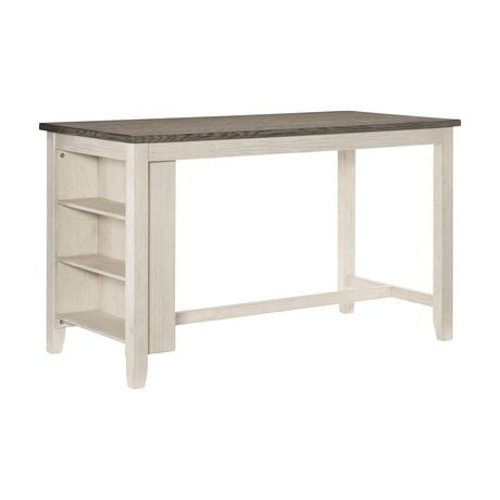 Click here for Topline Home Furnishings Whitewash Counter Height... prices