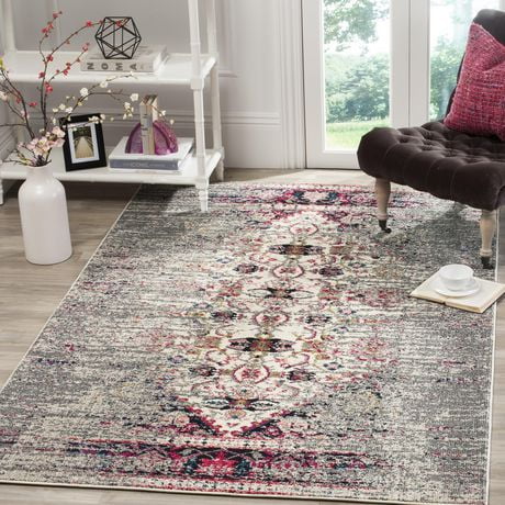 Click here for Safavieh Monaco Elsdon Abstract Area Rug Grey / Iv... prices