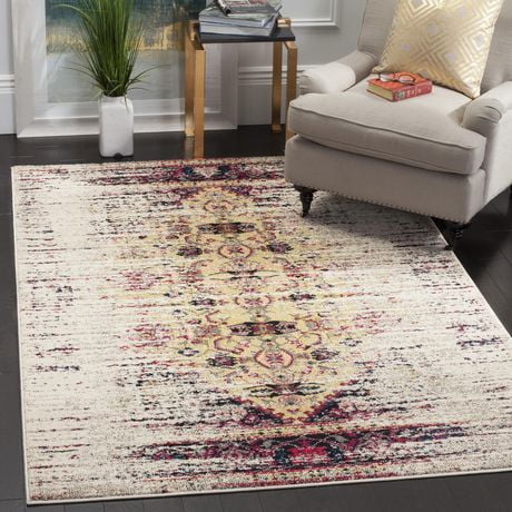 Click here for Safavieh Monaco Elsdon Abstract Area Rug Ivory / P... prices