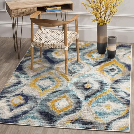 Click here for Safavieh Monaco Sharyl Abstract Area Rug Blue / Mu... prices