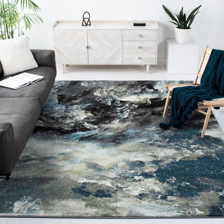 Click here for Safavieh Glacier Landen Abstract Area Rug Blue / M... prices