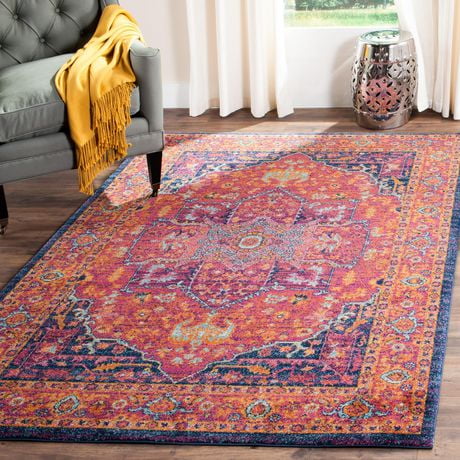 Click here for Safavieh Evoke Westley Traditional Area Rug Fuchsi... prices