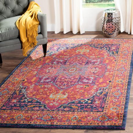 Click here for Safavieh Evoke Westley Traditional Area Rug Fuchsi... prices