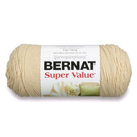 Click here for Bernat Super Value Yarn (197 G  7 Oz) Oatmeal prices
