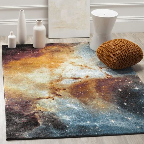 Click here for Safavieh Galaxy Kalden Astronomy Area Rug Orange /... prices