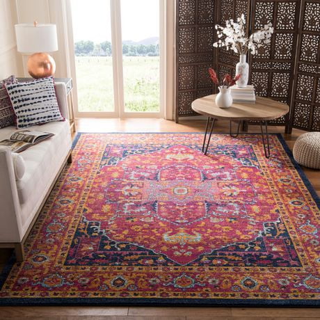 Click here for Safavieh Evoke Westley Traditional Area Rug Fuchsi... prices