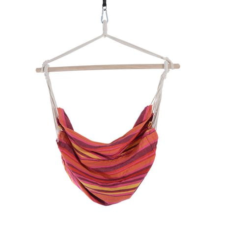 Click here for Outsunny Hanging Hammock Seat Asst Striped Average prices