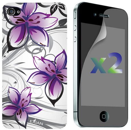 Click here for Exian Screen Guards X2 And Tpu Case For Iphone 4/4... prices