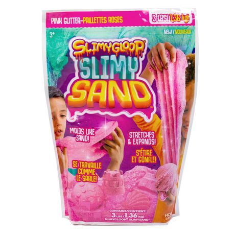 Pink Glitter SLIMYGLOOP®SLIMYSAND™, 3 lb. Large Reusable Bag | Walmart ...