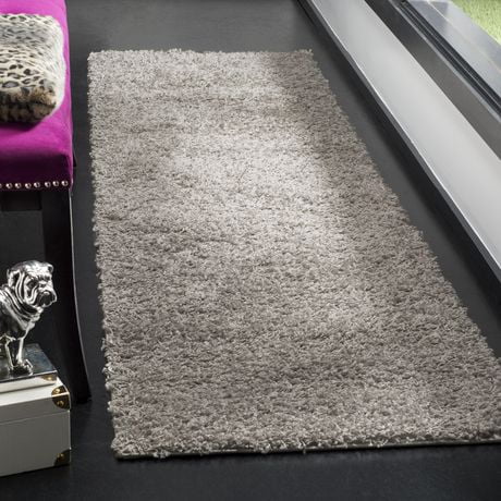 Click here for Safavieh Athens Solid Plush Shag Area Rug Silver 2... prices