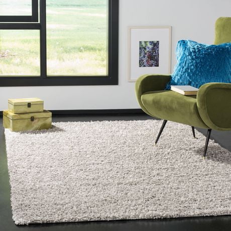 Click here for Safavieh Athens Solid Plush Shag Area Rug Silver 3... prices
