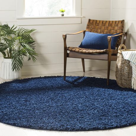 Click here for Safavieh Athens Solid Plush Shag Area Rug Navy 67... prices
