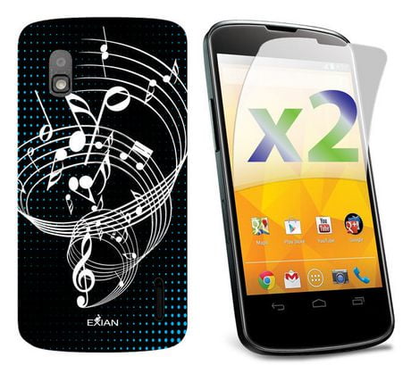 Click here for Exian Screen Guards X2 And Tpu Case For Nexus 4 -... prices