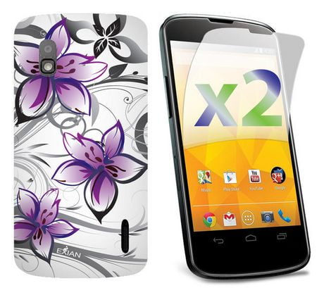 Click here for Exian Screen Guards X2 And Tpu Case For Nexus 4 -... prices