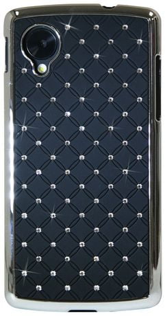 Click here for Exian Case For Nexus 5 - Embedded Crystals  Black... prices