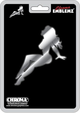 Click here for Chroma Graphics Sitty Lady Emblem Chrome prices