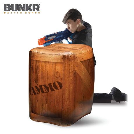 Battle Bunkerz Inflatable Wood Crate | Walmart Canada