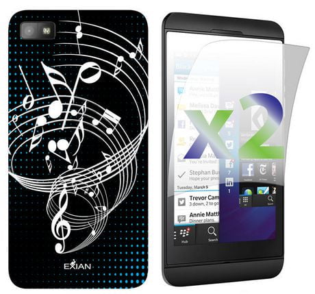 Click here for Exian Case For Blackberry Z10  Musical Note - Blac... prices