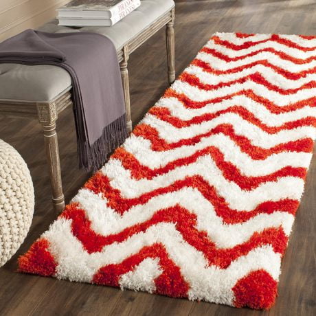 Click here for Safavieh Barcelona Carmella Zigzag Stripes Shag Ar... prices