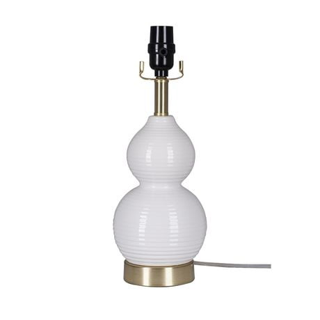 hometrends Lamp Base, 14", glossy white - Walmart.ca