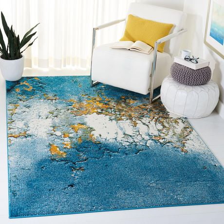 Click here for Safavieh Glacier Nazca Abstract Area Rug Blue / Go... prices