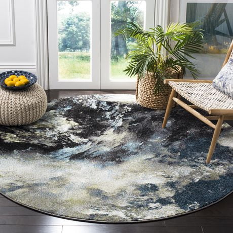Click here for Safavieh Glacier Landen Abstract Area Rug Blue / M... prices
