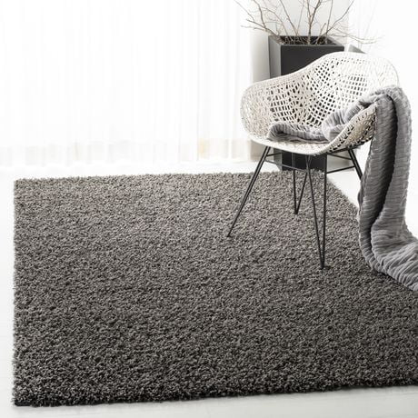 Click here for Safavieh Athens Solid Plush Shag Area Rug Dark Gre... prices