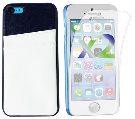 Click here for Exian Leather Case With Card Slot For Iphone 5C -... prices