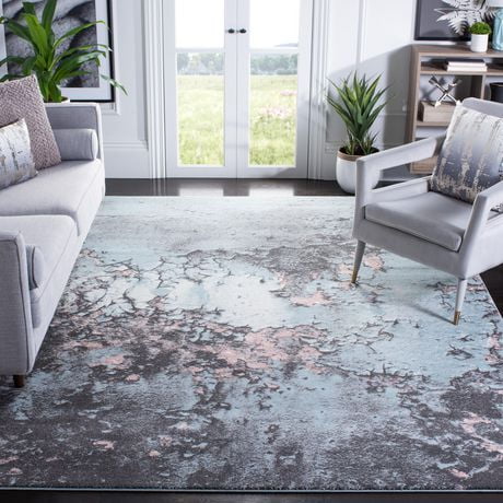 Click here for Safavieh Glacier Nazca Abstract Area Rug Blue / Pi... prices