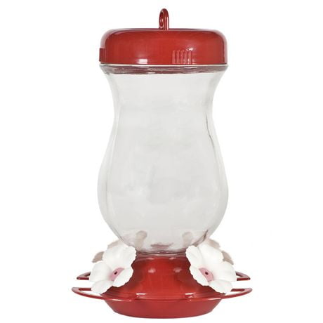 Click here for Perky-Pet Glass Top Fill Hummingbird Feeder Red prices