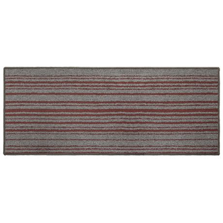 MAINSTAYS 24"x60" Rectangular Grey and Red Tufted Floor Mat - Walmart.ca