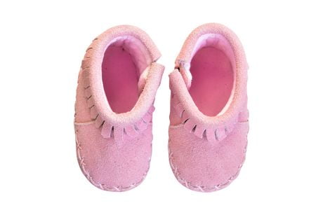 Click here for Rose Et Chocolate Baby Moccasinz Boot Pink 3-6M prices