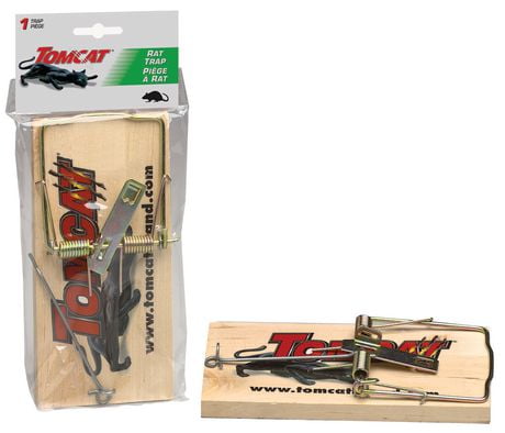 Tomcat Rat Wood Traps 1-Pack, Rat Wood Trap 1 unit - Walmart.ca