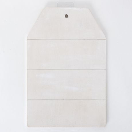 Plaid Wood Surfaces, Whitewash Tag Shaped Sign | Walmart Canada
