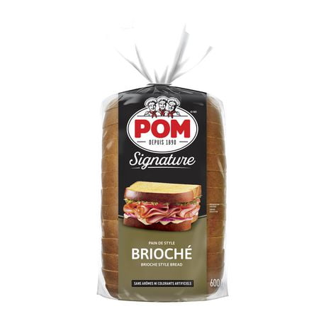 POM® Signature™ Brioche Style White Bread Bread, 600 g - Walmart.ca
